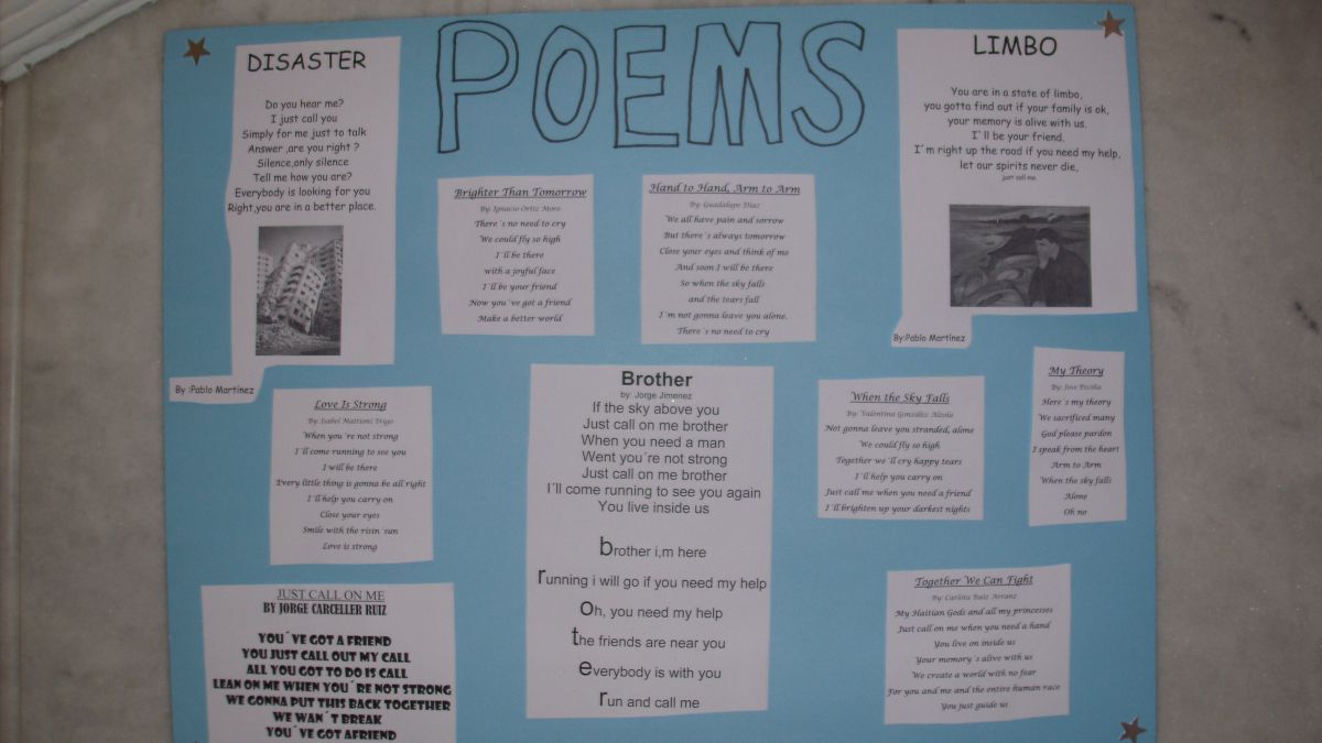 Poems by our Young Learners | Instituto Internacional